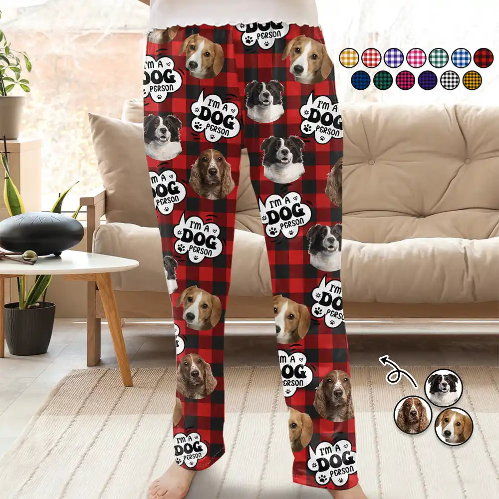 Custom Photo I'm A Dog Person - Personalized Pajama Pants – Wander Prints
