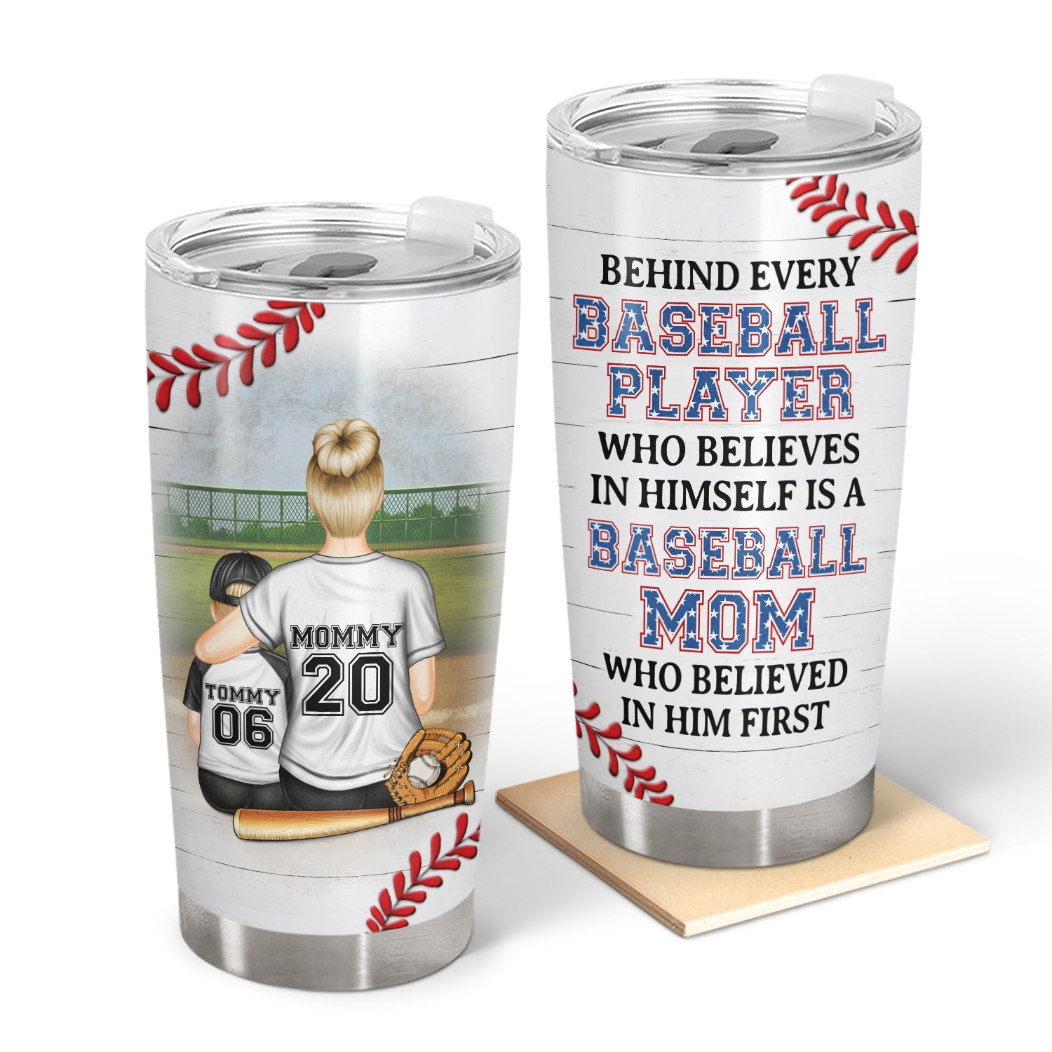 Baseball Mom Behind Every Baseball Player - Birthday, Loving Gift For ...