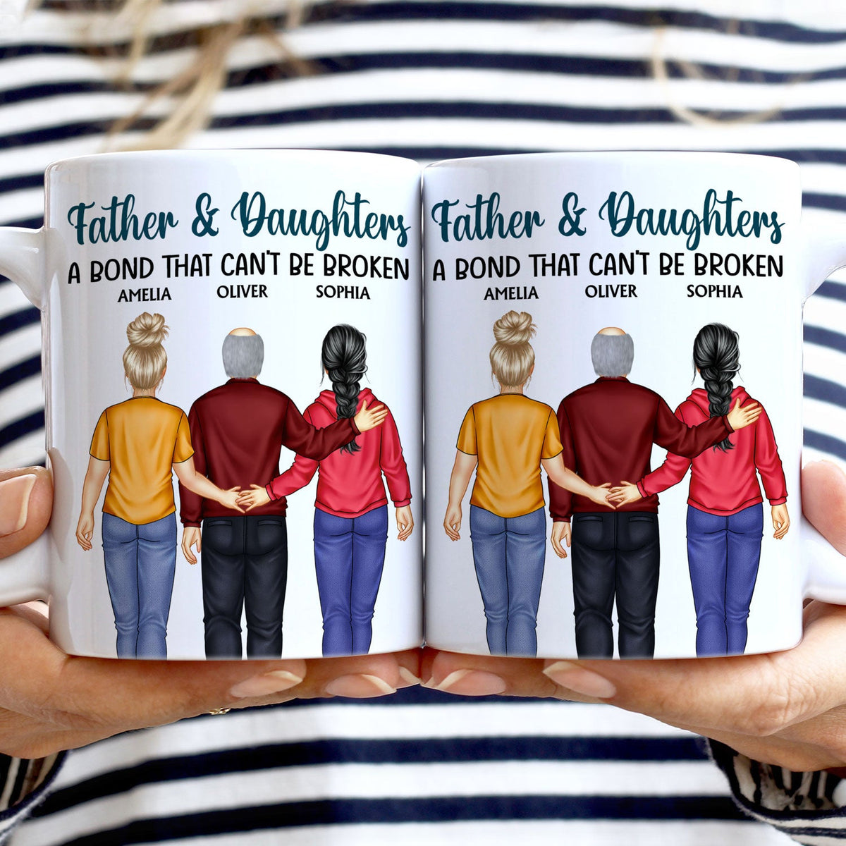 Father And Daughter A Bond That Can't Be Broken - Dad, Father, Grandpa ...