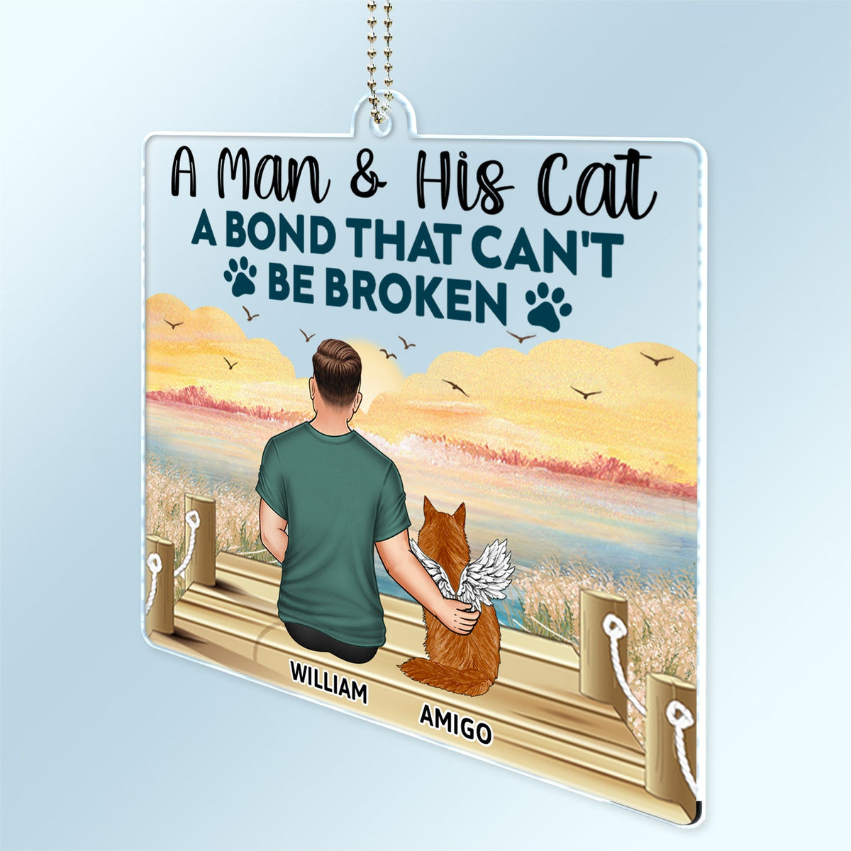 A Bond That Can't Be Broken - Gift For Cat Lovers, Cat Mom, Cat Dad ...