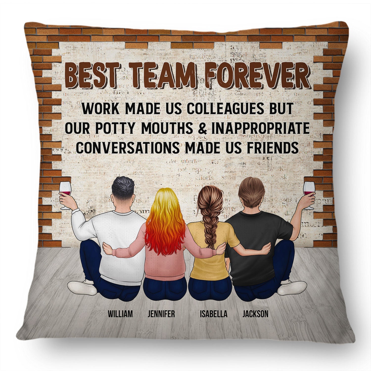 Best Team Forever Work Made Us Colleagues - BFF Bestie Gift - Personal ...
