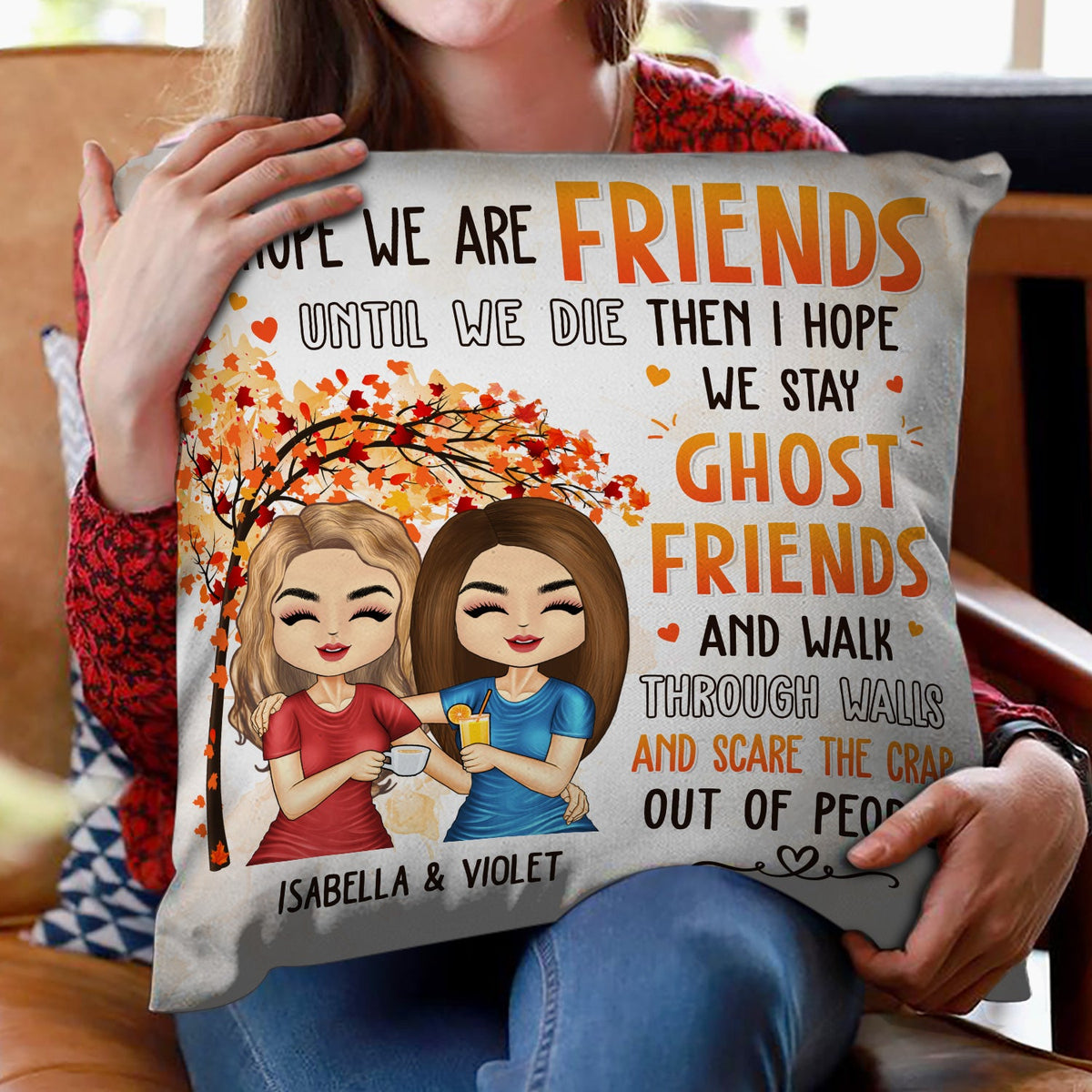 Old Bestie I Hope We Are Friends Until We Die - Gift For Bestie - Pers ...
