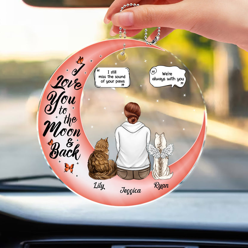 I Love You To The Moon And Back - Memorial Gift For Pet Lovers, Dog Mo ...