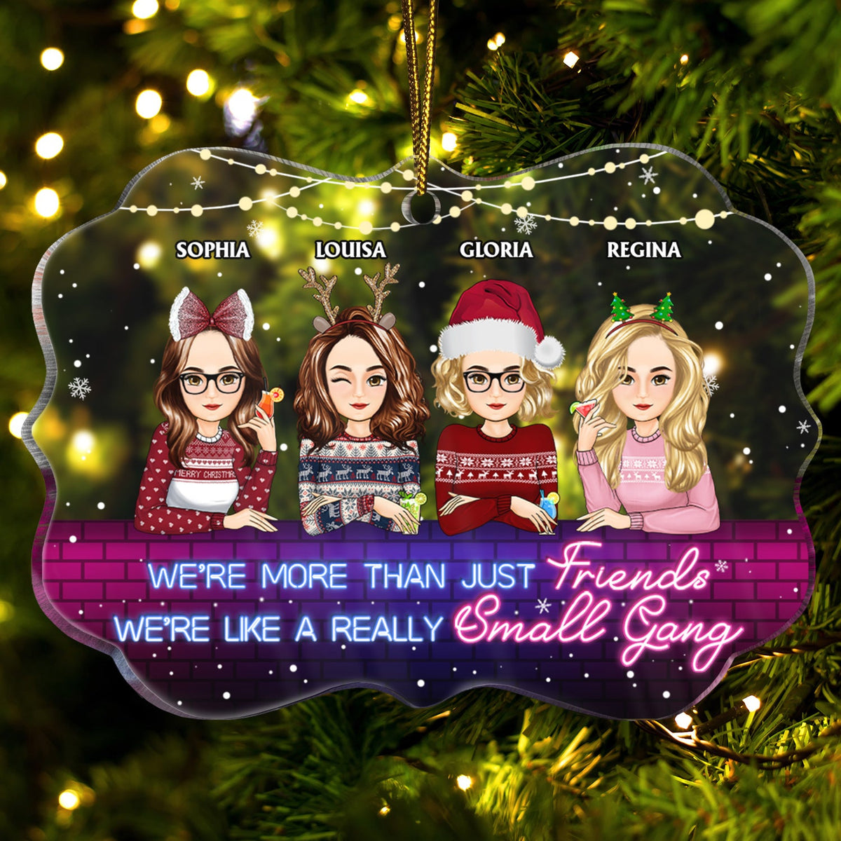 More Than Just Friends Cartoon - Christmas Gifts For Besties - Persona ...