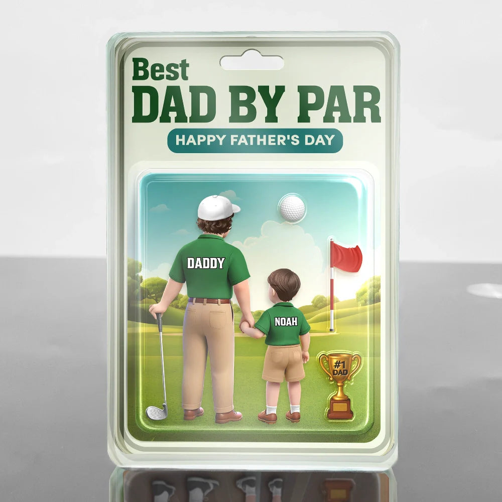 Best Daddy By Par - Personalized Custom Shaped Acrylic Plaque – Wander ...