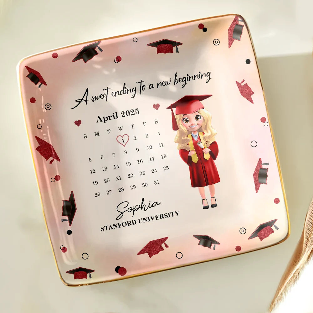 Calendar Graduation A Sweet Ending To A New Beginning - Personalized R ...
