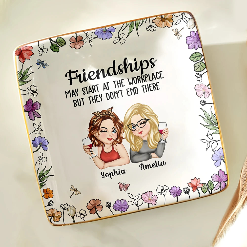 Colleagues Friendships May Start At The Workplace - Personalized Ring ...
