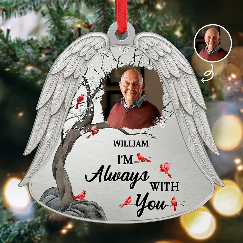 Custom Photo Angel Wings Were Ready But My Heart Was Not - Personalize ...