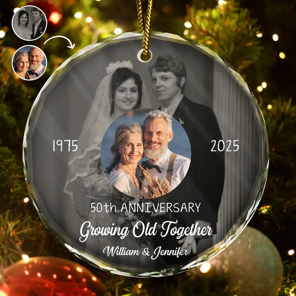 Custom Photo From Then Until Now Growing Old Together Since - Personal ...