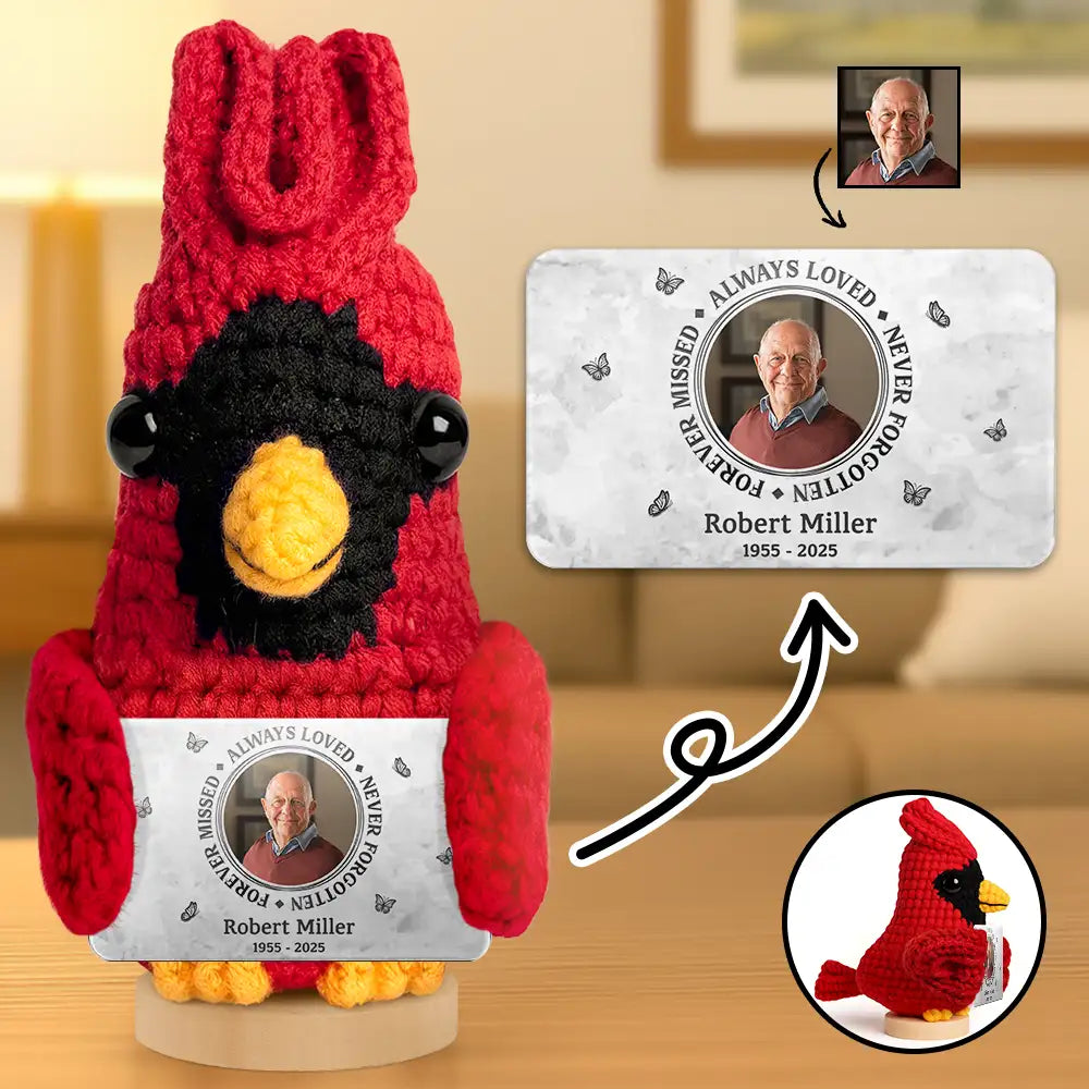 Custom Photo Memorial Always Loved Never Forgotten - Personalized Doll ...