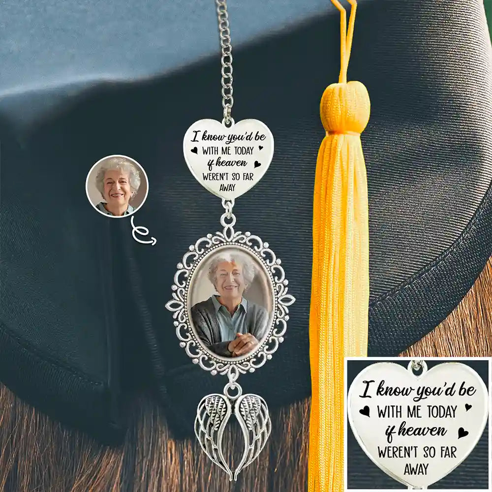 Custom Photo Memorial If Heaven Weren't So Far Away - Personalized Gra ...