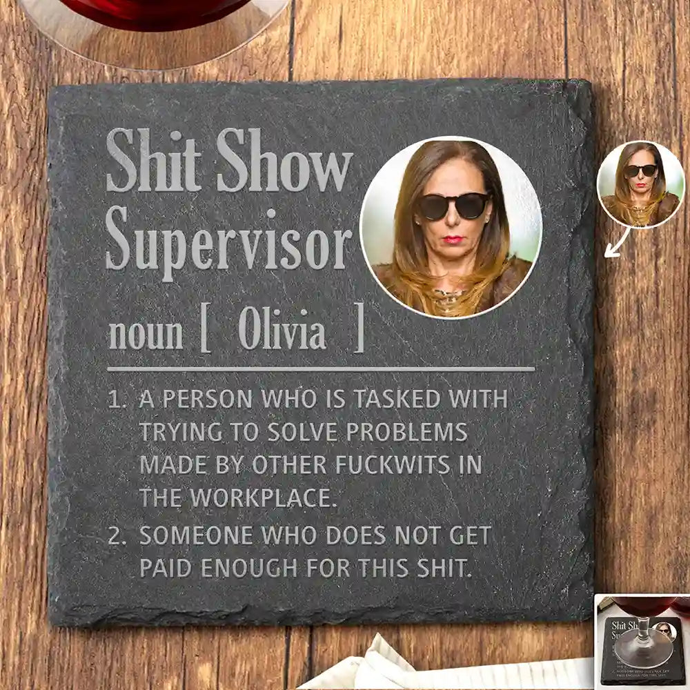 Custom Photo Show Supervisor Funny Officer Colleague - Personalized Sl ...