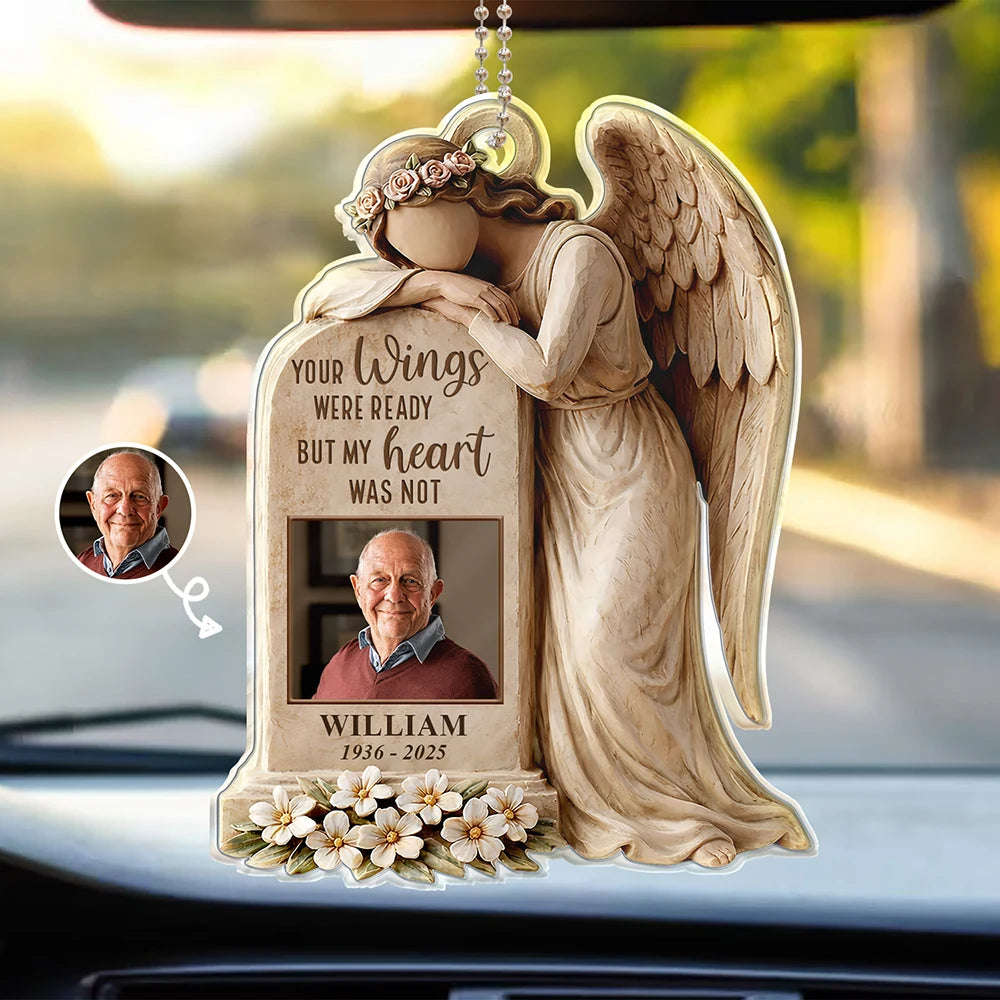 Custom Photo Your Wings Were Ready But My Heart Was Not - Personalized ...
