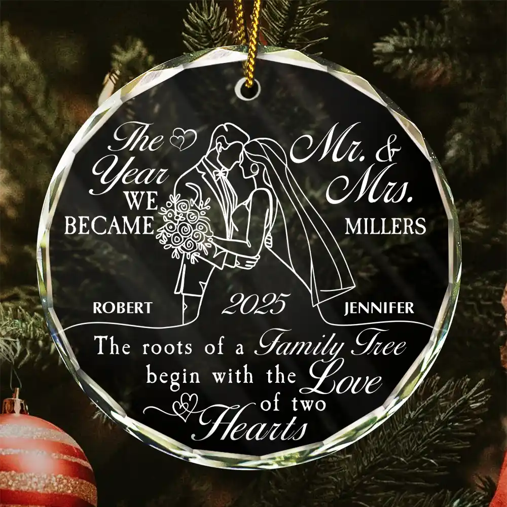 First Christmas Couple The Roots Of A Family Tree Begin - Personalized ...
