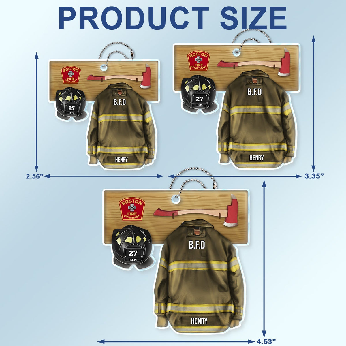 Custom Photo Firefighter Armor - Gift For Firefighter - Personalized A ...