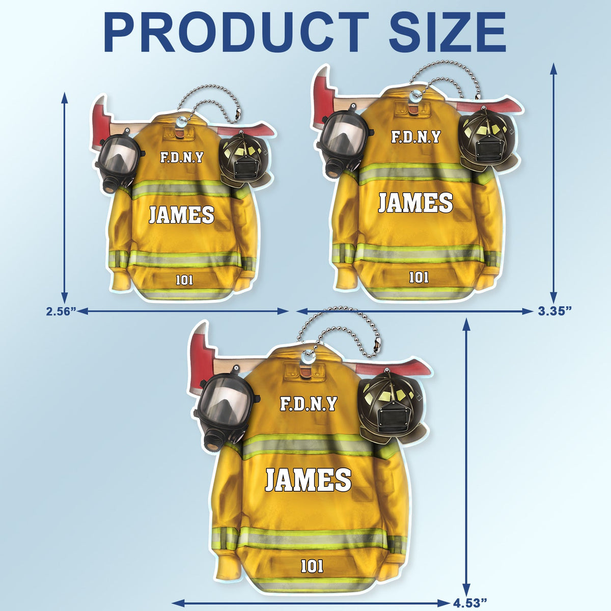 Firefighter Armor With Oxygen Mask - Gift For Firefighter - Personaliz ...