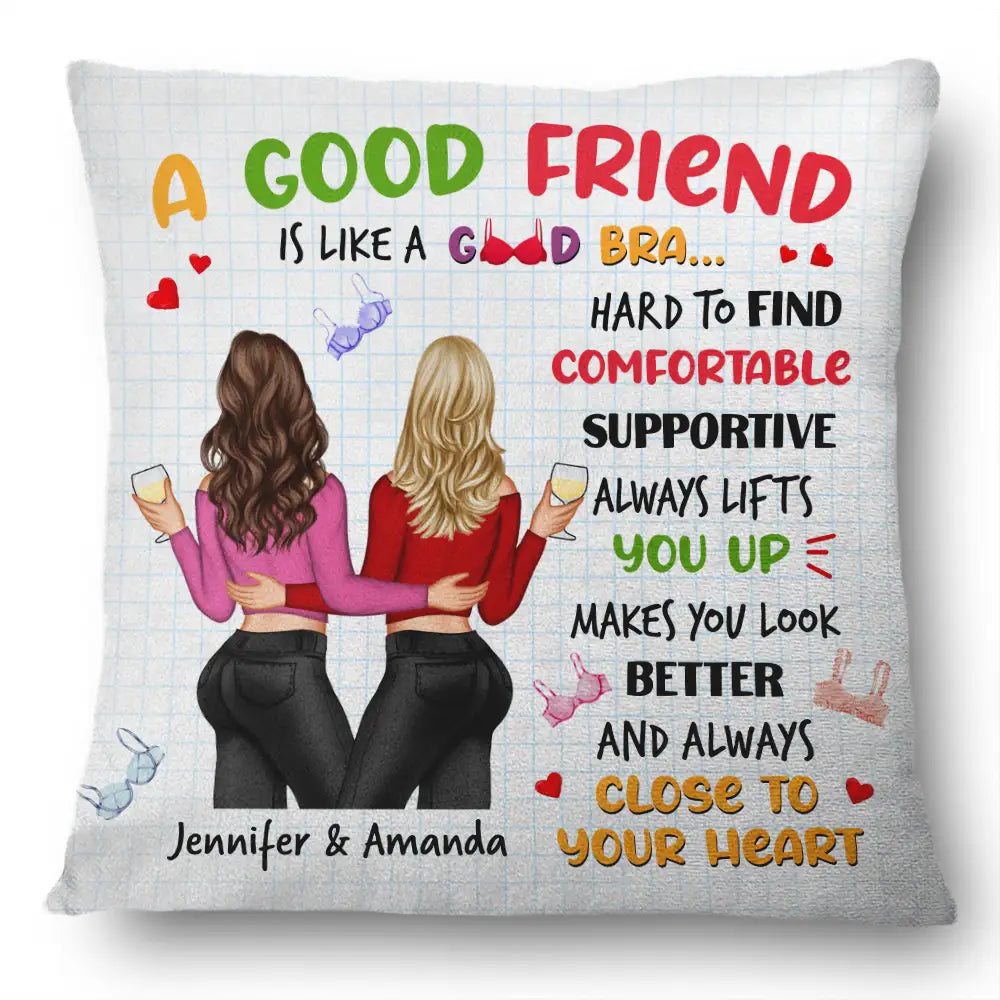 Makes You Look Better Besties - Personalized Pillow – Wander Prints