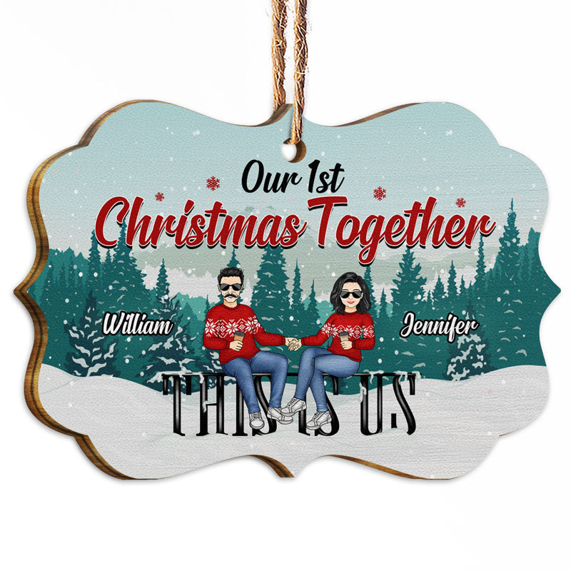 Our 1st Christmas Together - Christmas Gift For Couple - Personalized ...
