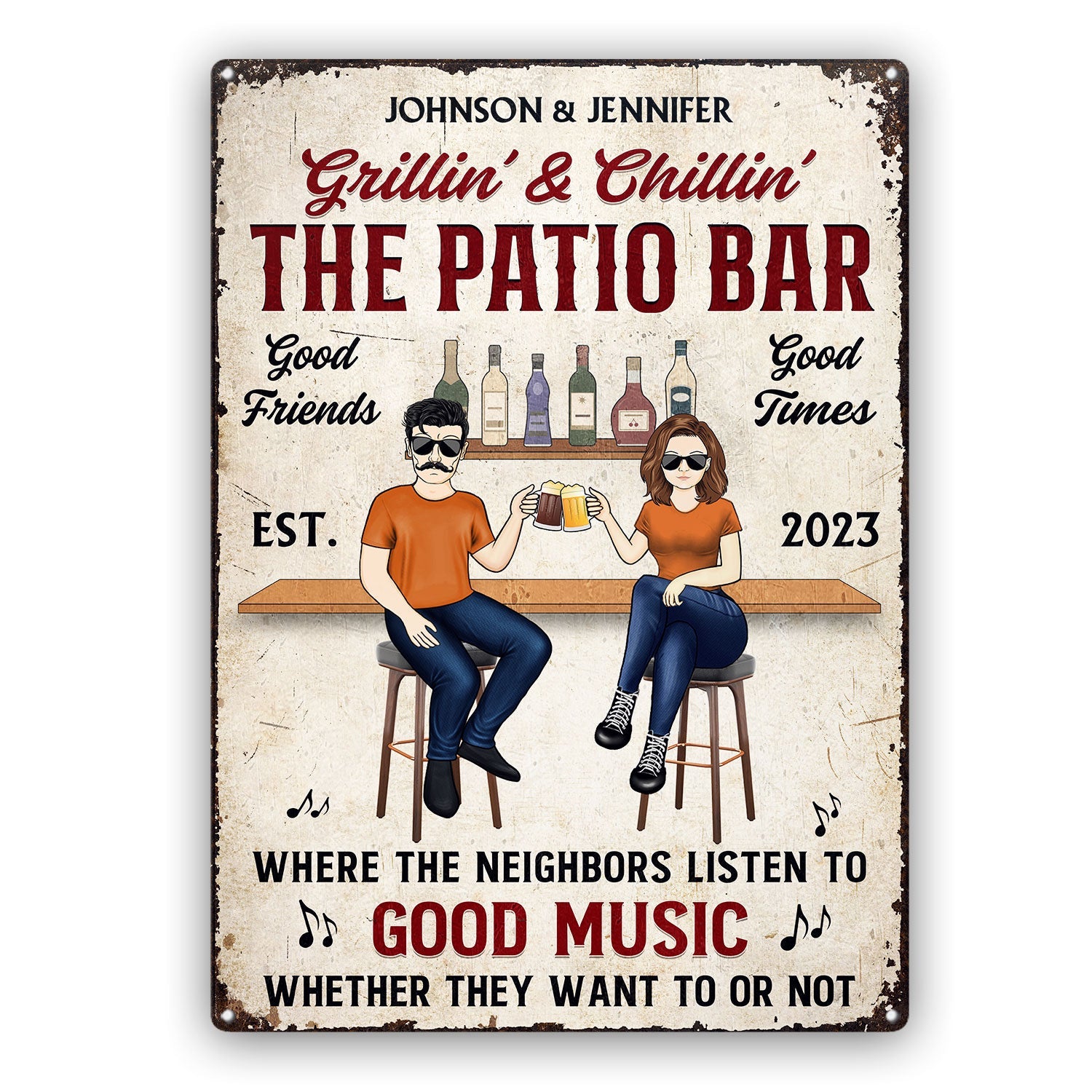 Patio Bar Where The Neighbor Listen To Good Music - Outdoor Decoration ...