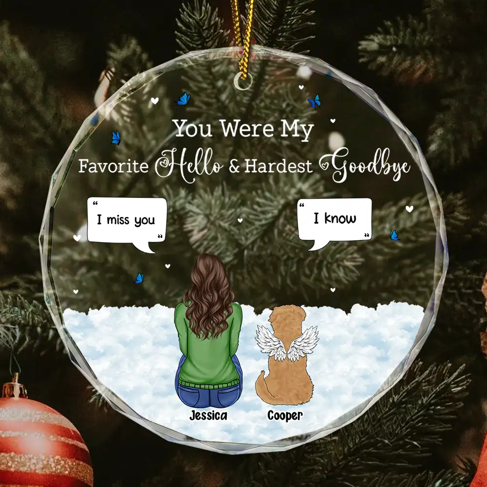 You Were My Favorite Hello And Hardest Goodbye - Personalized Circle G ...