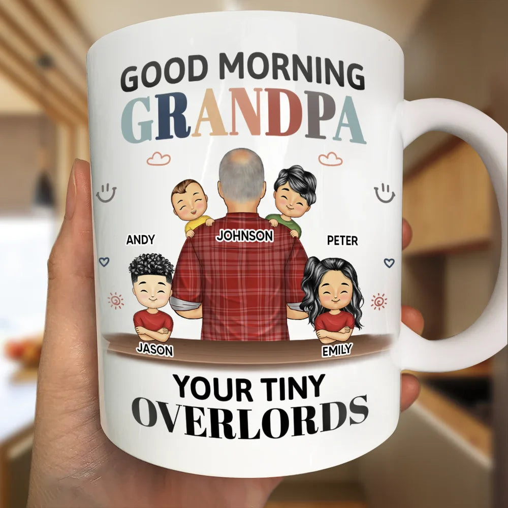 Good Morning Your Tiny Overlord - Personalized Mug – Wander Prints
