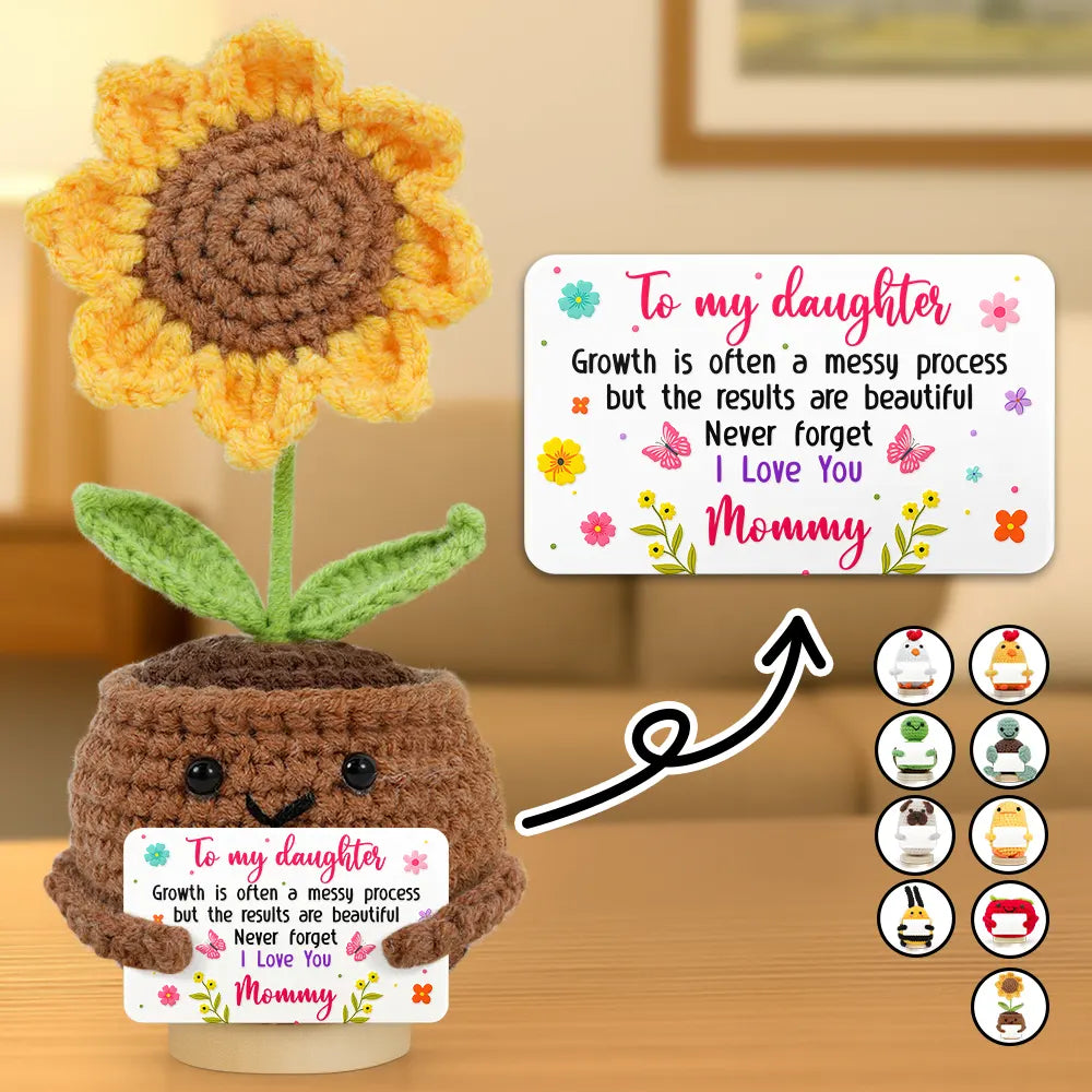 Growth Is Often A Messy Process - Personalized Doll Crochet With Custo ...