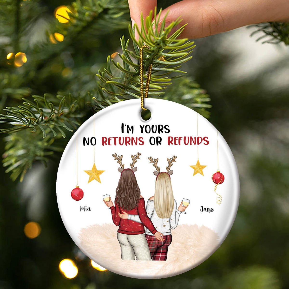 I'm Yours No Returns Or Refunds - Christmas Gift For Couples - Persona ...