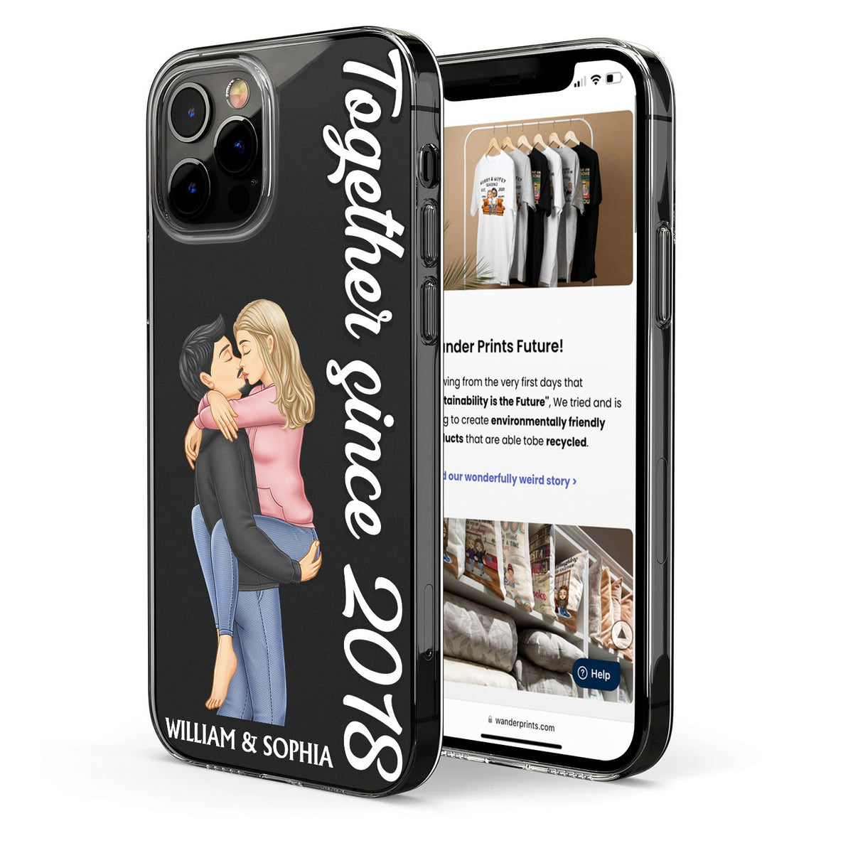 Together Since Couple Kissing - Loving, Anniversary Gift For Spouse, H ...