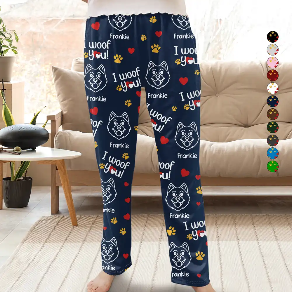 I We Woof You - Personalized Pajama Pants – Wander Prints