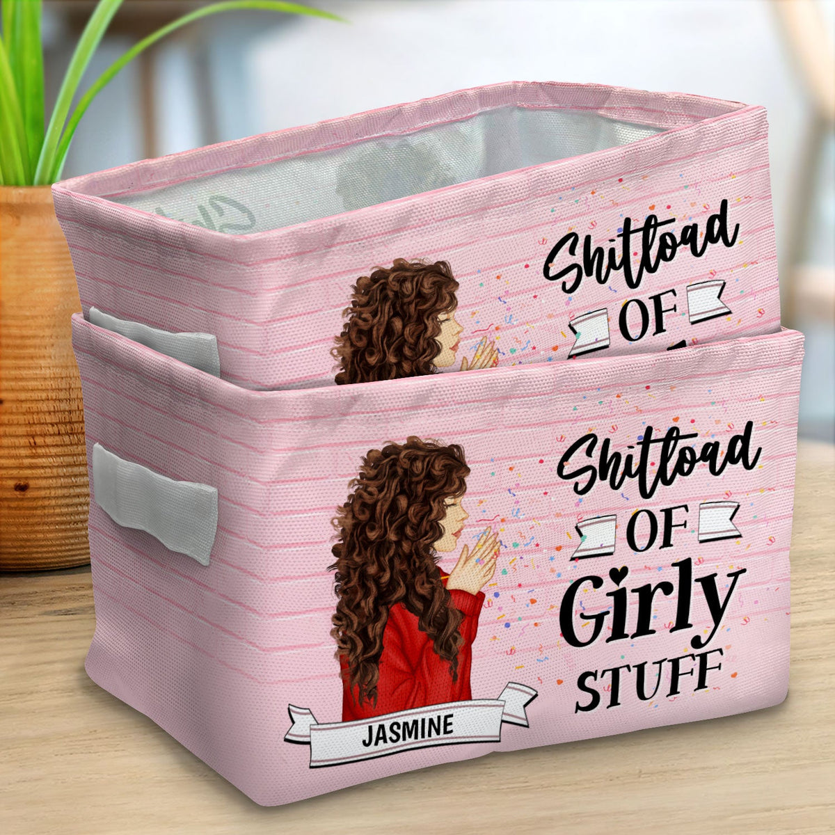Girly Stuff - Gift For Yourself, Gift For Women - Personalized Storage ...
