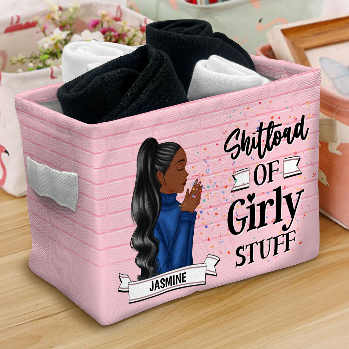 Girly Stuff - Gift For Yourself, Gift For Women - Personalized Storage ...