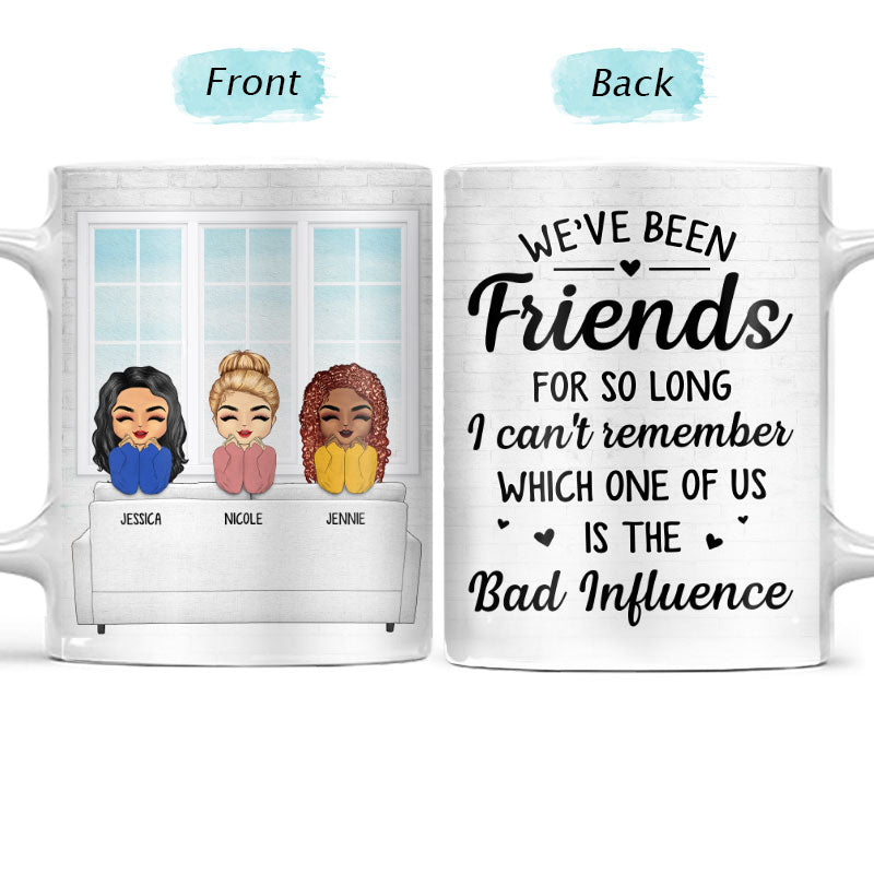 The Bad Influence - Gift For Besties, Best Friends, BFFs - Personalize ...