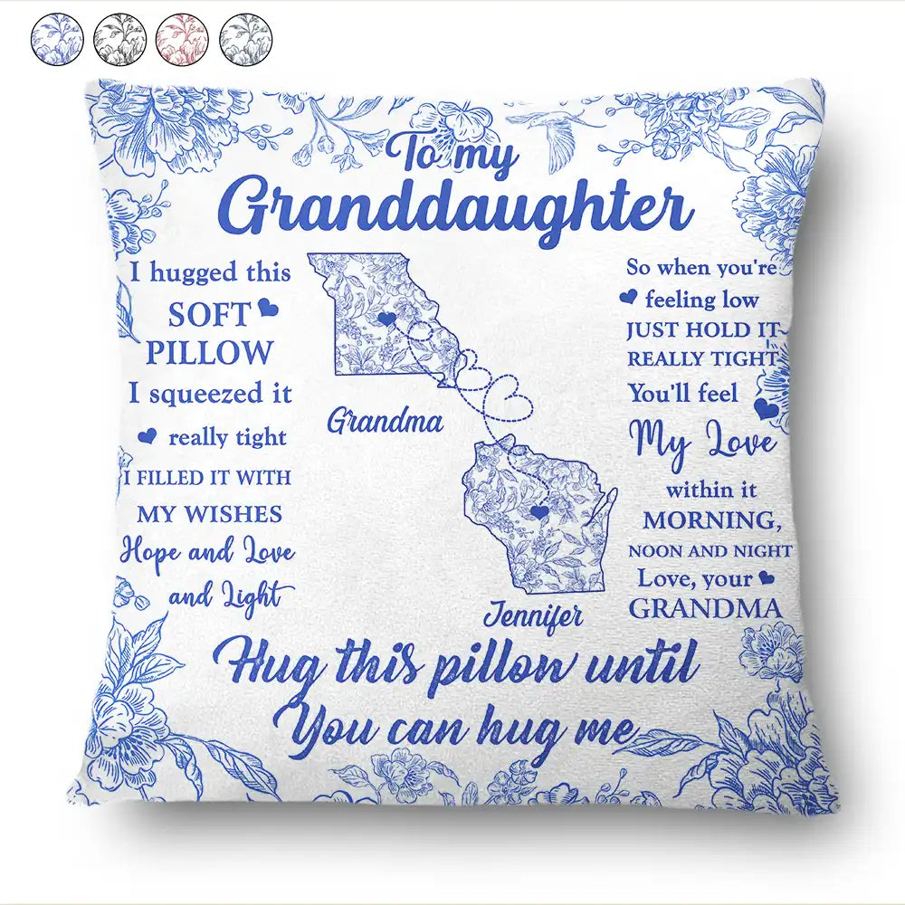 I Hug This Soft Pillow Toile Pattern - Personalized Pillow – Wander Prints