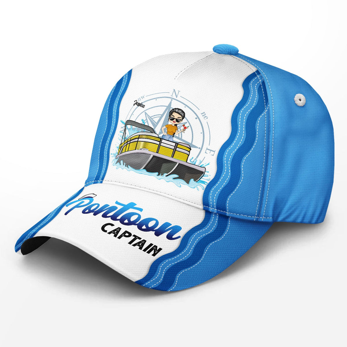 Boating Pontoon Captain Tritoon Captain - Gift For Pontooning Lovers ...