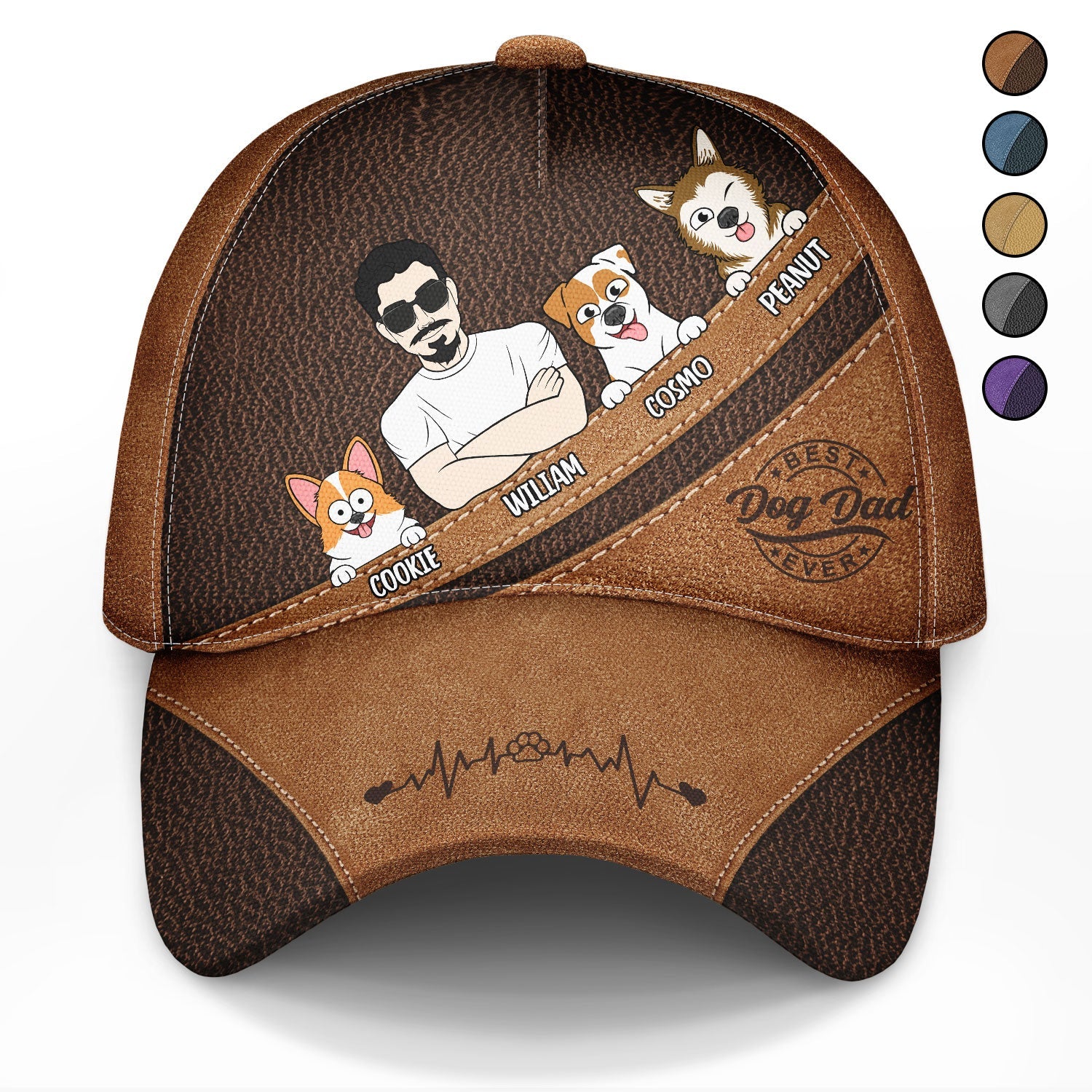 Best Dog Dad Fur Dad Ever - Personalized Classic Cap – Wander Prints