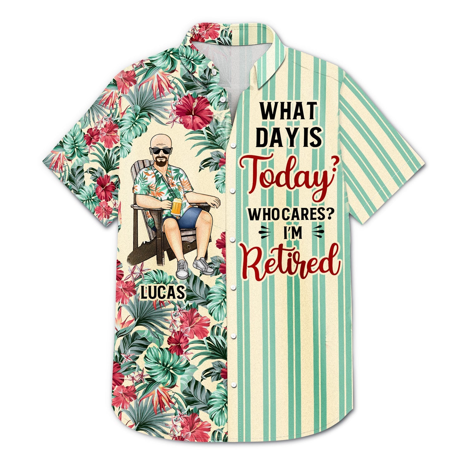 What Day Is Today Who Cares Retired - Gift For Parents, Grandparents ...