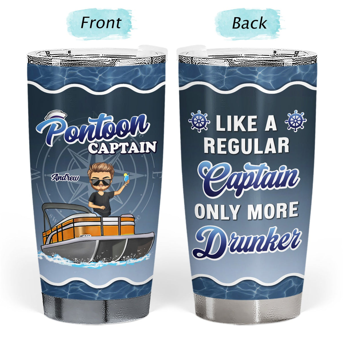Boating Pontoon Captain - Birthday, Traveling, Cruising Gift For Ponto ...