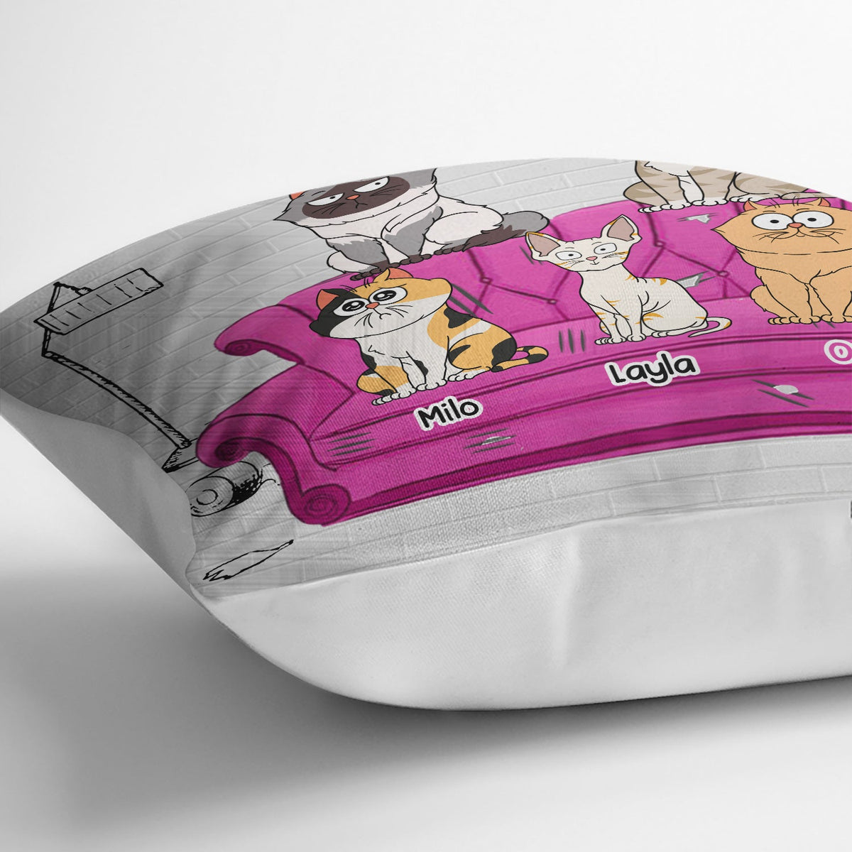 Reserved For The Cat - Gift For Cat Lovers - Personalized Pillow ...