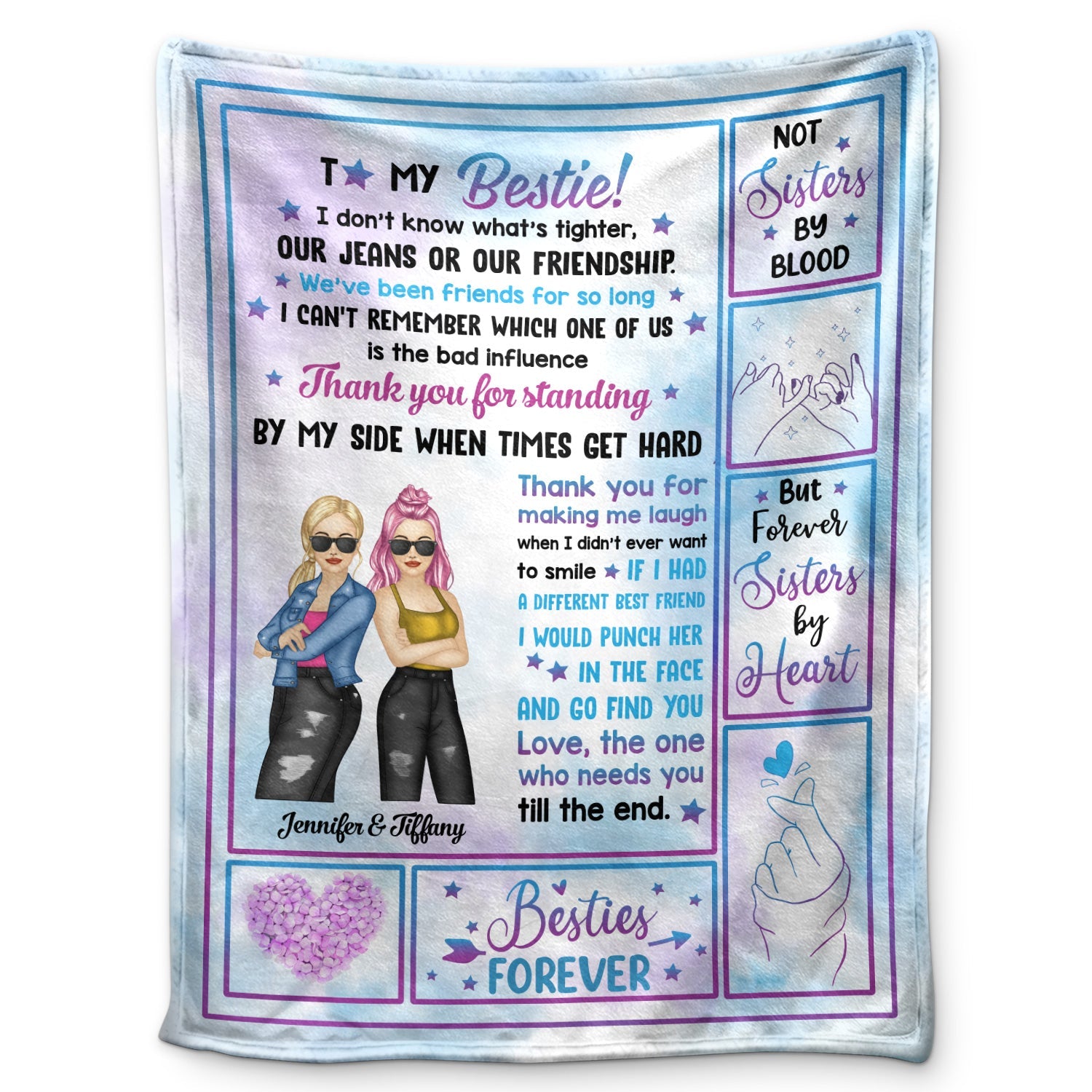 Fashion Girls Forever Sisters By Heart - Gift For Besties, BFF Best Fr ...
