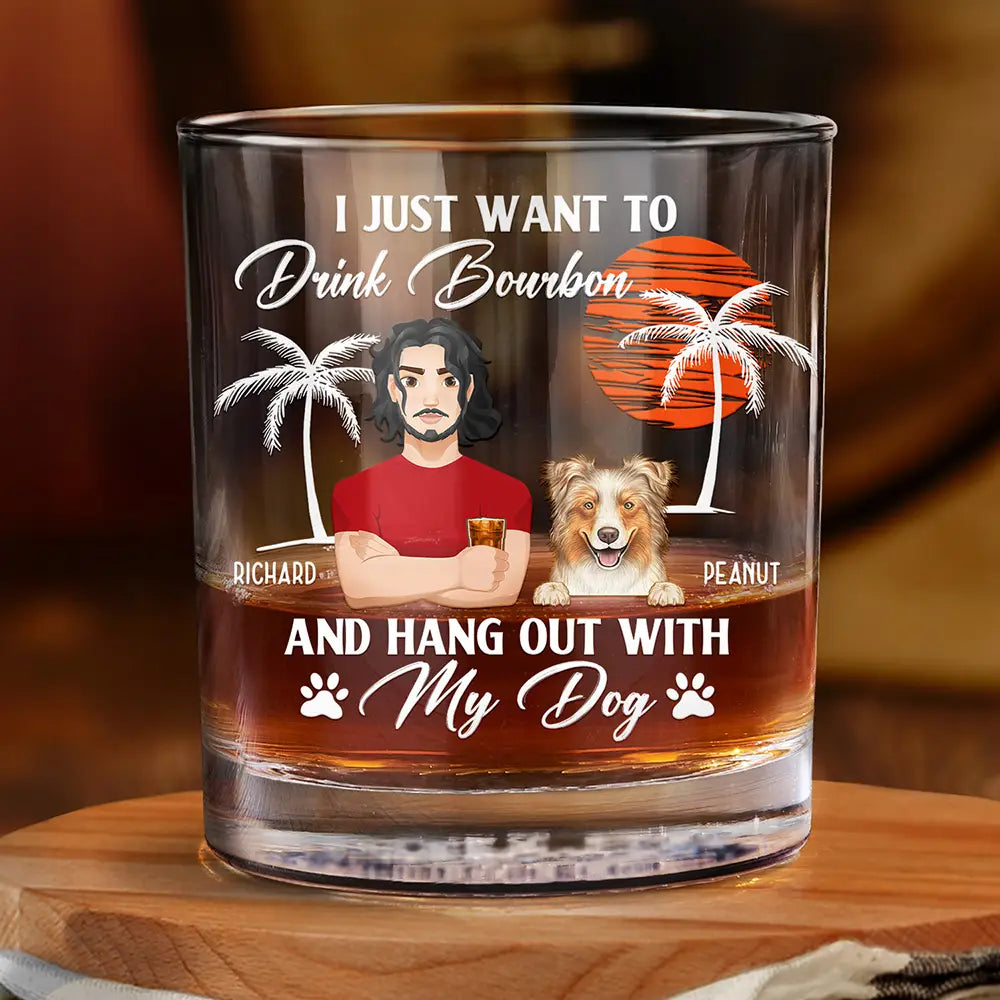 I Just Want To Drink - Personalized Whiskey Glass – Wander Prints