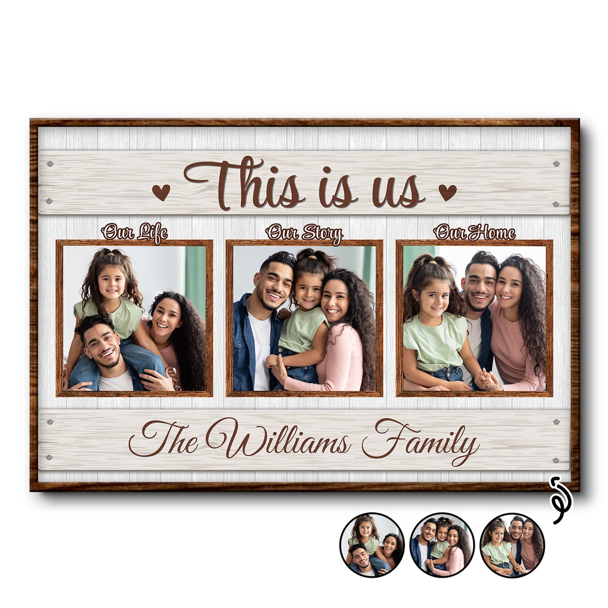 Custom Photo This Is Us - Family Gift - Personalized Poster - Wander ...