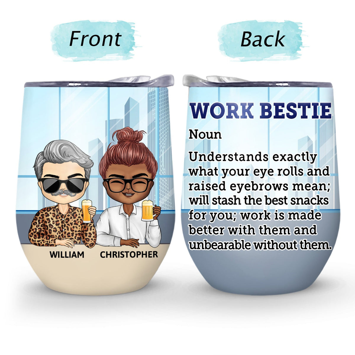 Work Bestie Definition - Funny, Anniversary, Birthday Gifts For Collea ...