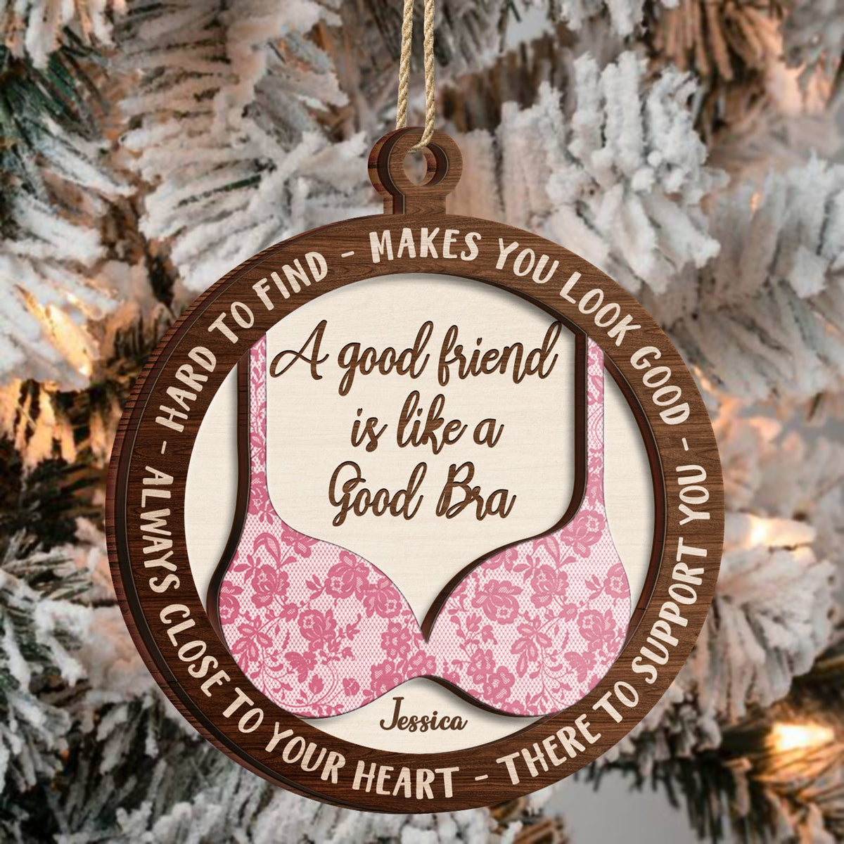 A Good Friend Is Like A Good Bra - Christmas Gifts For Best Friends, B ...
