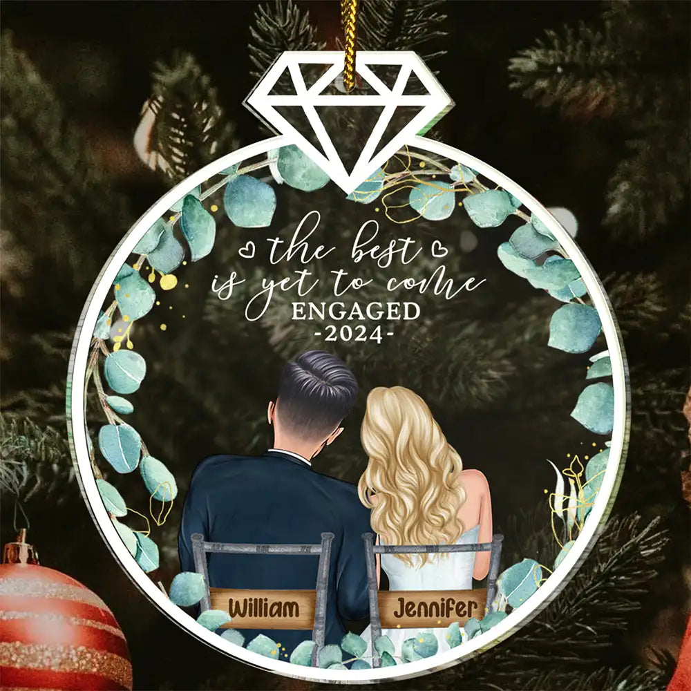 Newly Engaged Couple The Best Is Yet To Come - Personalized Custom Sha ...
