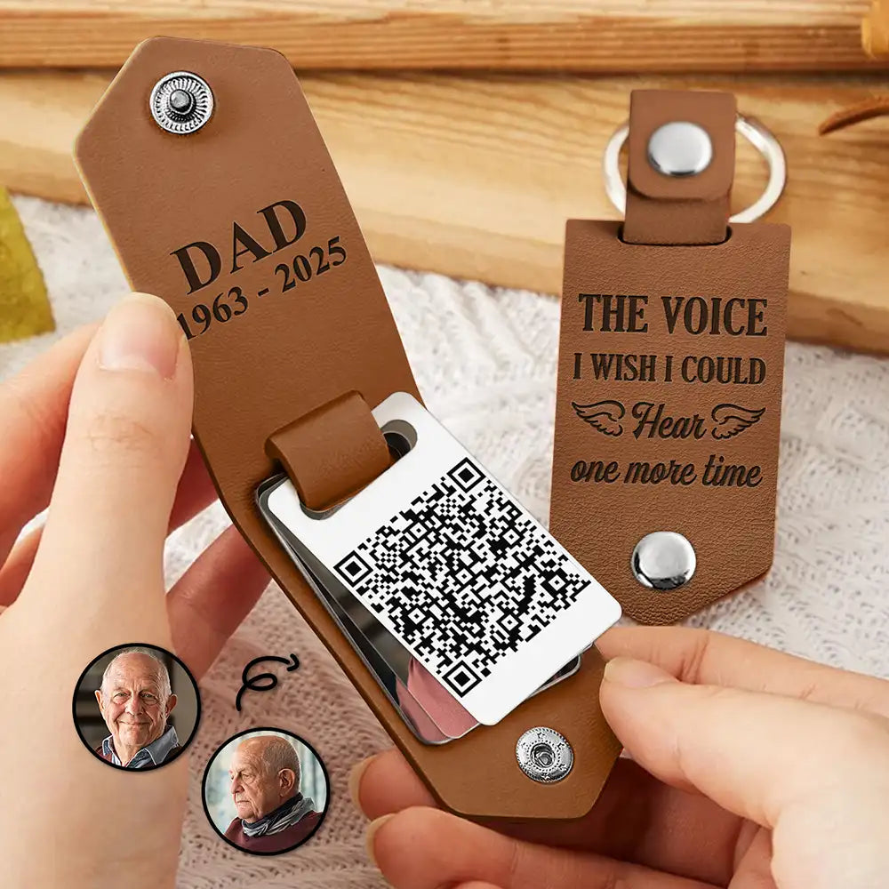 Custom Photo QR Code Memorial The Voice I Wish I Could Hear - Personal ...