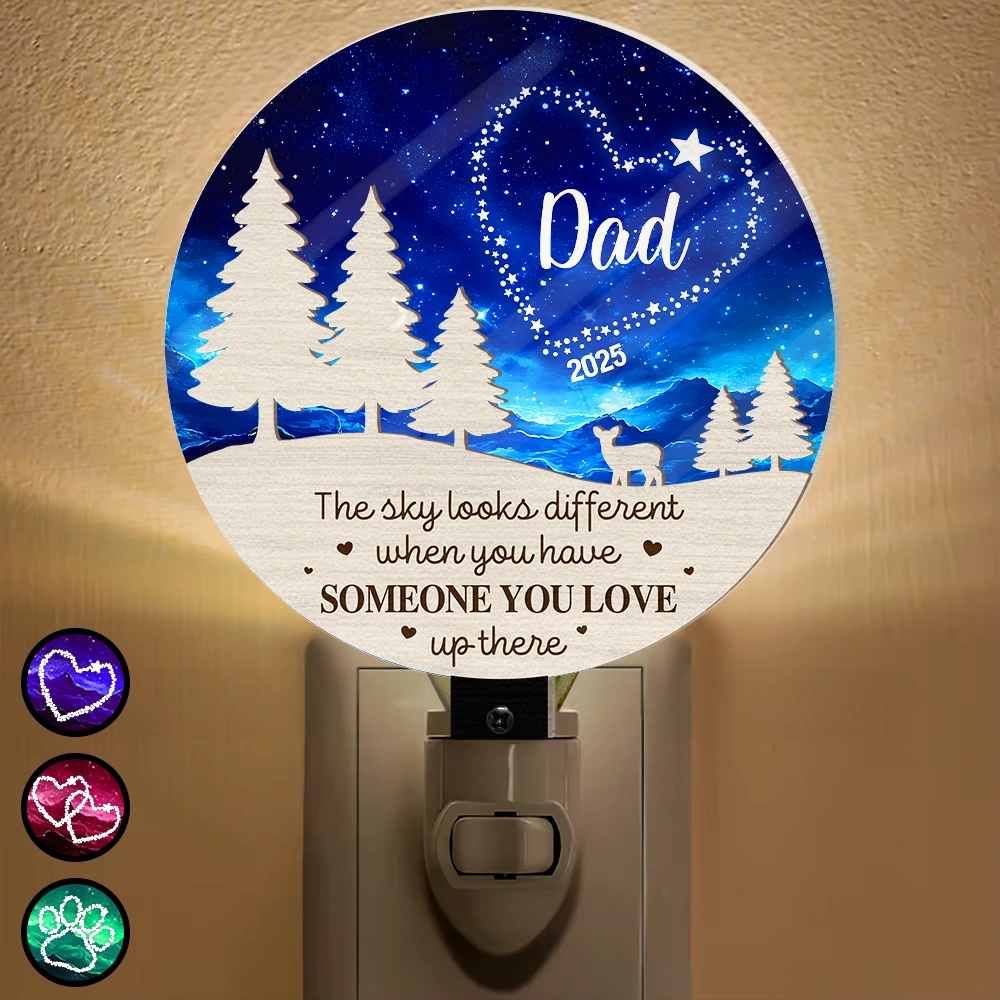 Someone You Love Up There - Personalized Plug-in Night Light – Wander ...