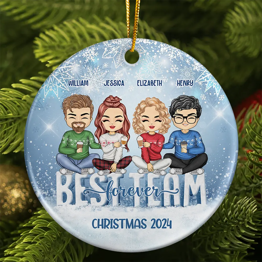 Best Team Forever - Christmas Gift For Colleagues And Best Friends - P ...