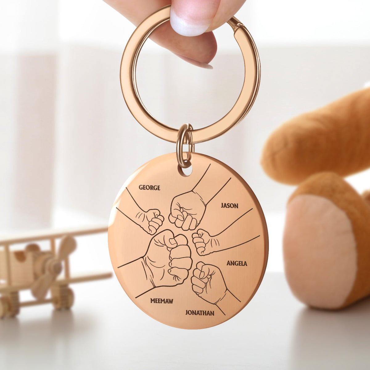 Hand Punch - Gift For Dad, Father, Mom, Mother, Grandpa, Grandma - Per ...