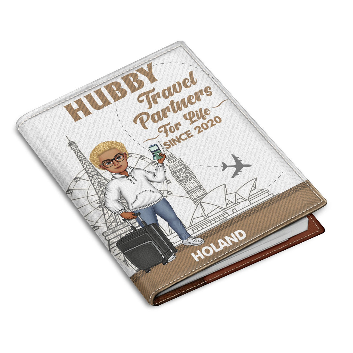Hubby & Wifey Travel Partners For Life - Gift For Couples, Traveling L ...