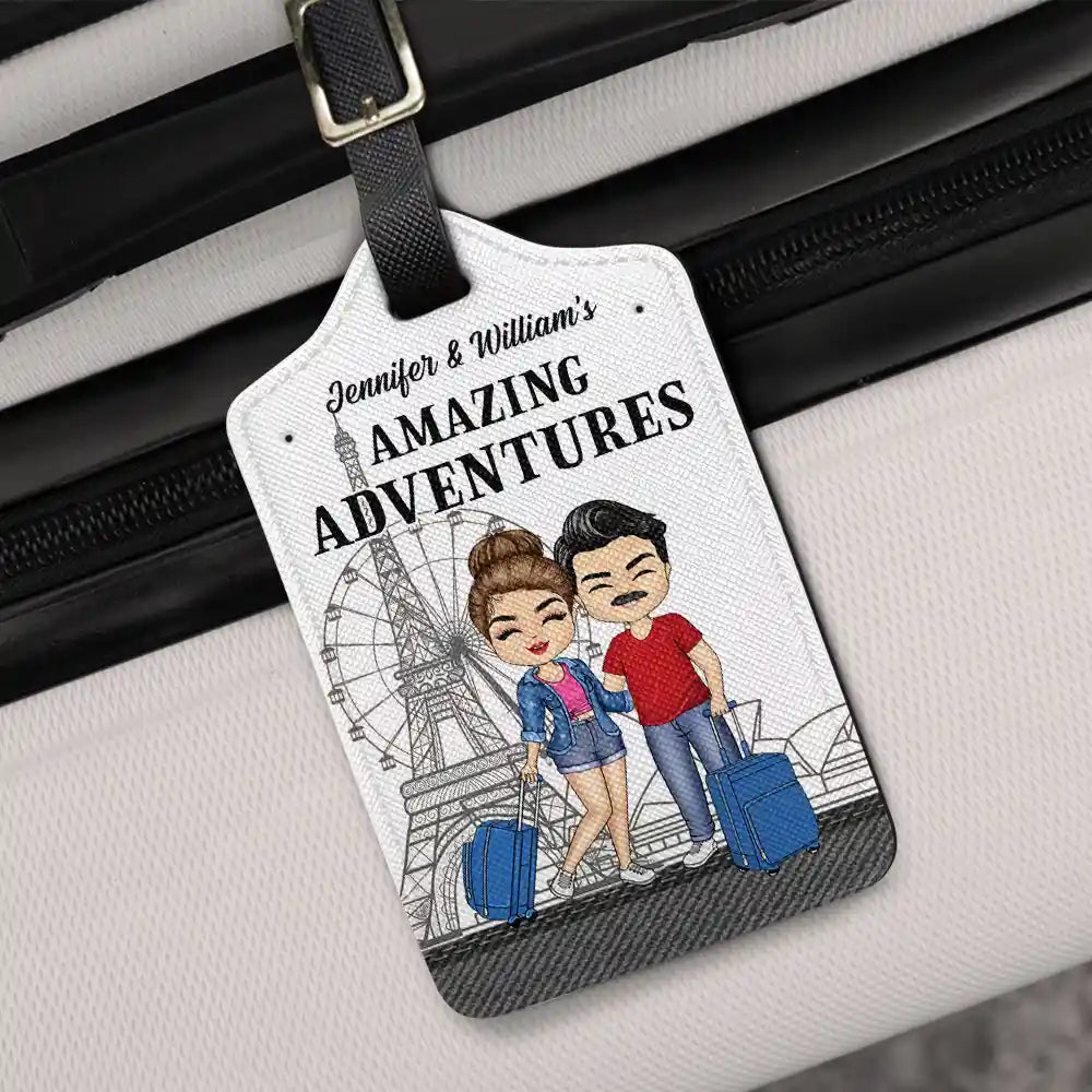 Travel Road Trip Camping Adventures - Personalized Luggage Tag – Wander ...